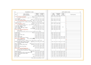 Ajasto Yliopiston almanakka 2026, suomenkielinen, 105 x 148mm